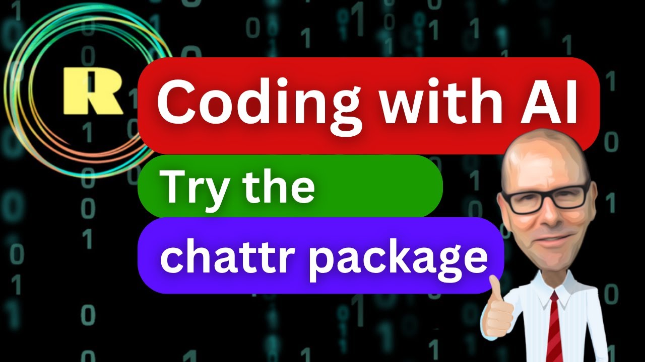 R programming with AI. How to use the chattr package to vibe code with ChatGPT inside RStudio