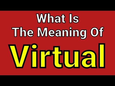 Meaning Of Virtual | Virtual | English Vocabulary | Most Common Words in English