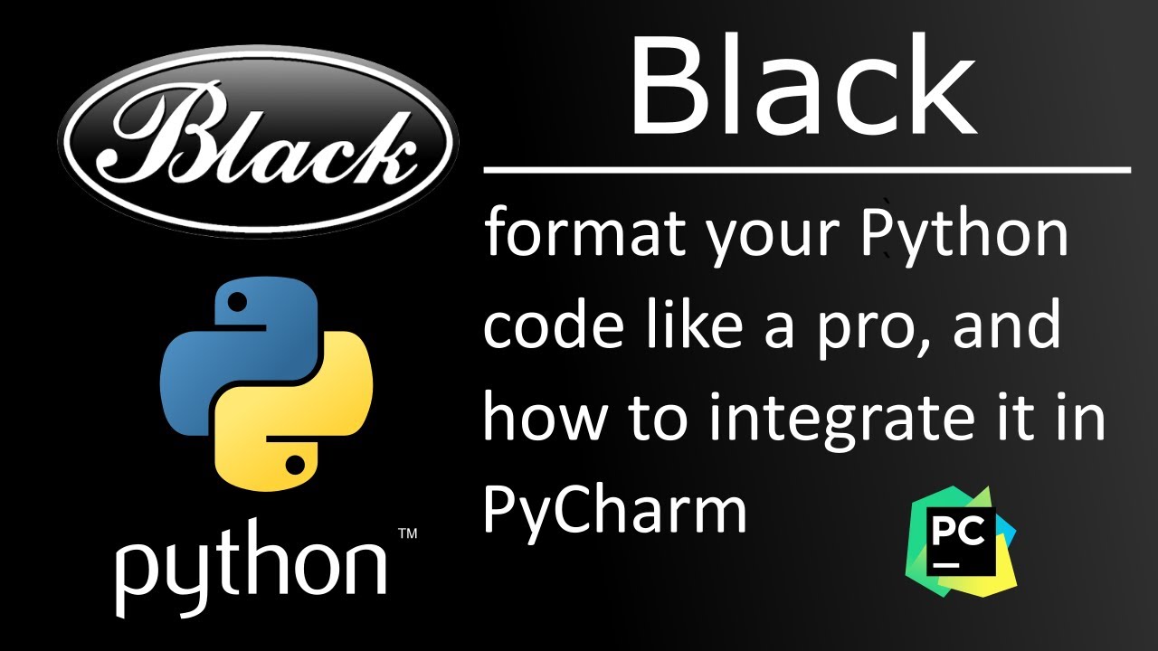 Automate Python code formatting with Black. How to get started and add it to PyCharm