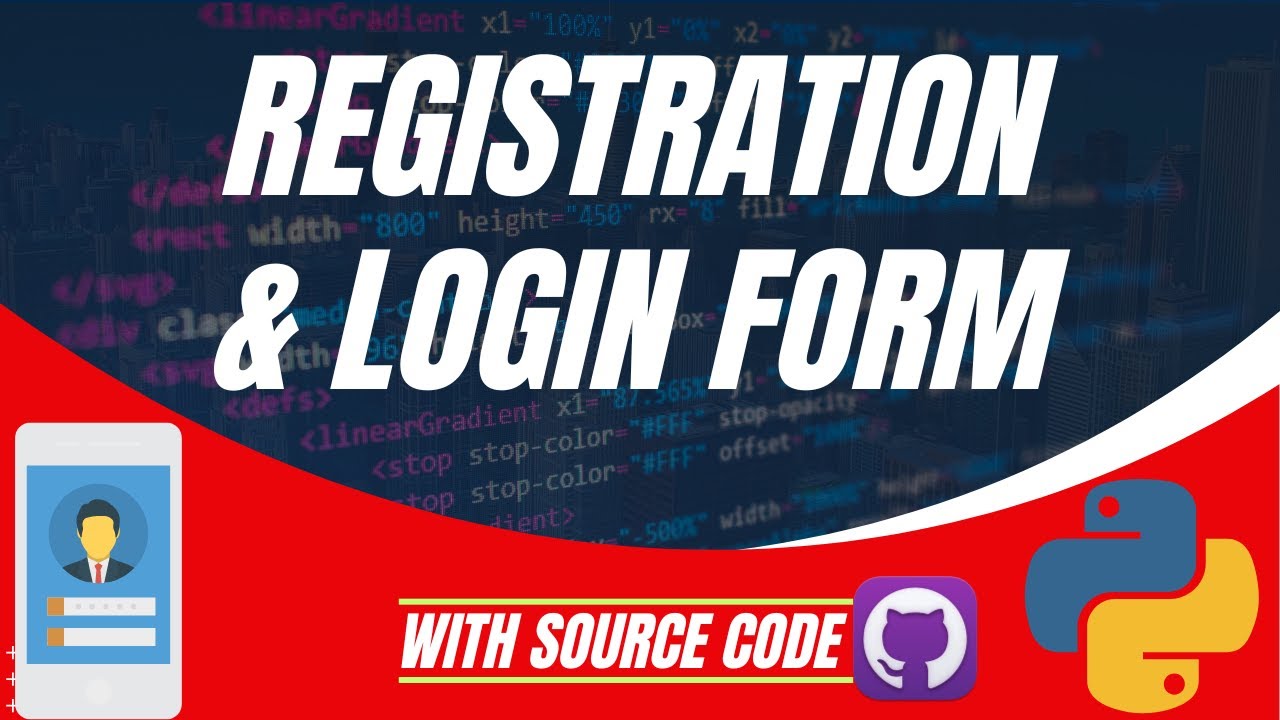 Python Projects for Beginners: Registration & Login Form System project Tutorial in Python