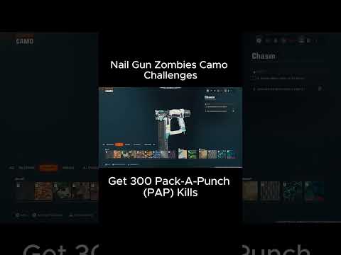 Nail Gun Zombies Camo Challenges #blackops6 #callofduty