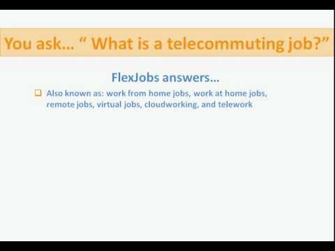What is a Remote or Work-from-Home Job?