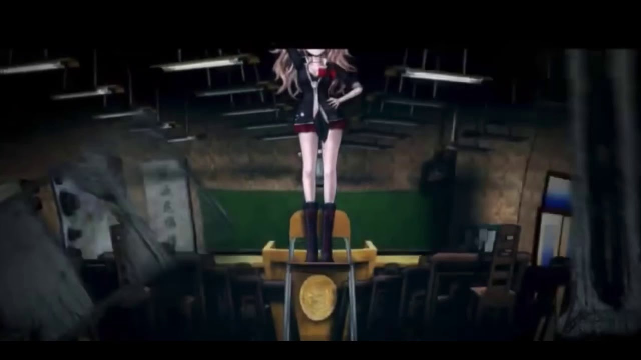 I put Guile’s theme over the ultimate punishment in Danganronpa 1