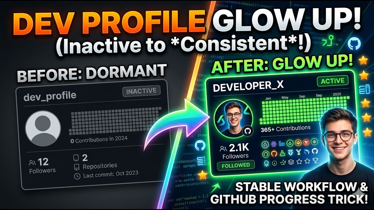 Glow up your github account making it green