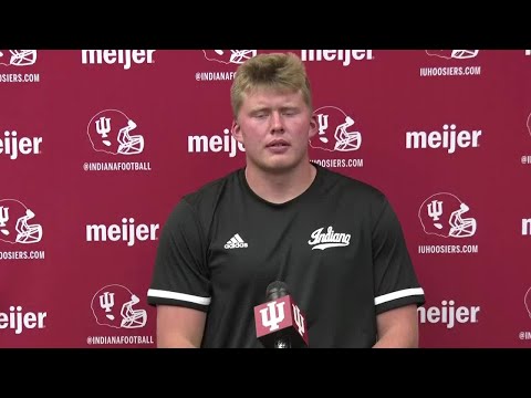 Watch: IU football freshman defensive end Cooper Jones introductory Q&A ...