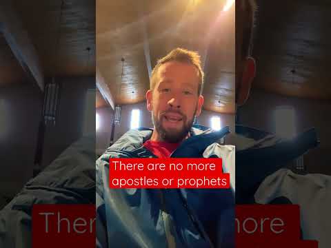 There are no more apostles and prophets today Eph. 4:11 #christ #apostle #prophet #propheticword
