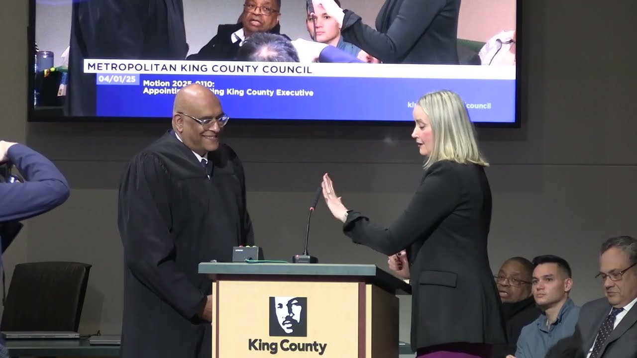 Shannon Braddock's swearing-in as King County Executive