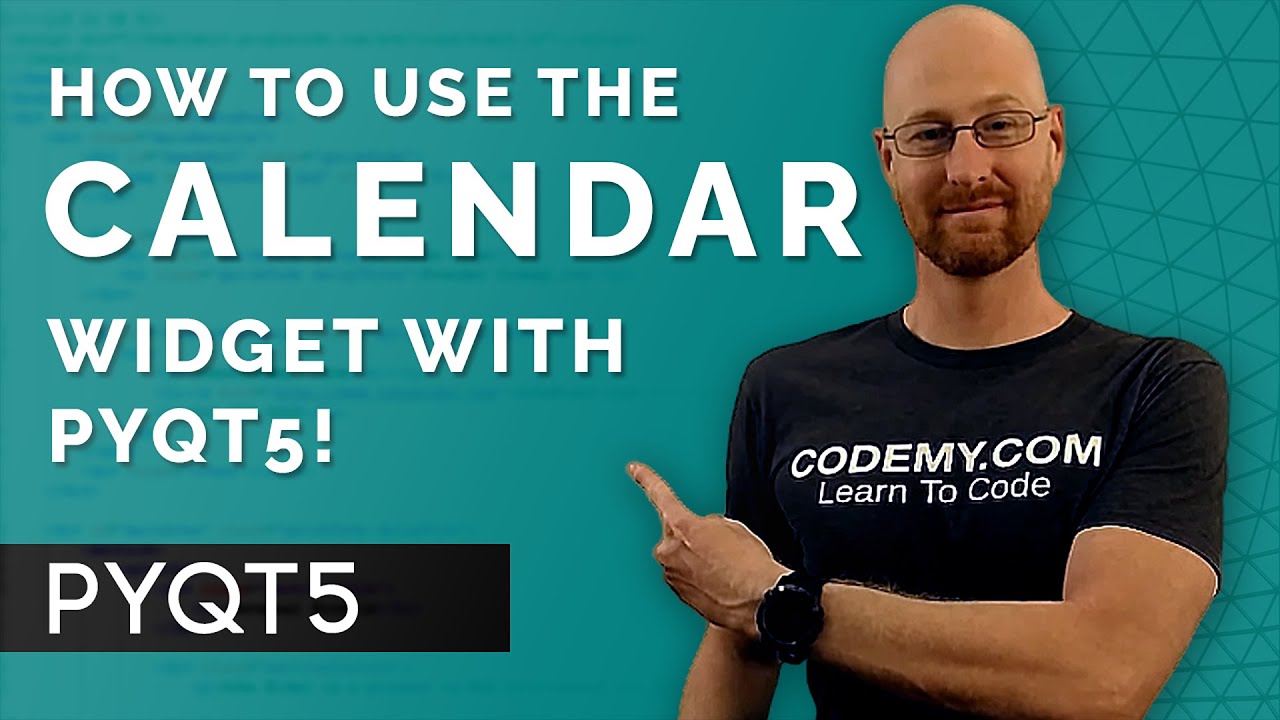 How To Use The Calendar Widget - PyQt5 GUI Thursdays #34