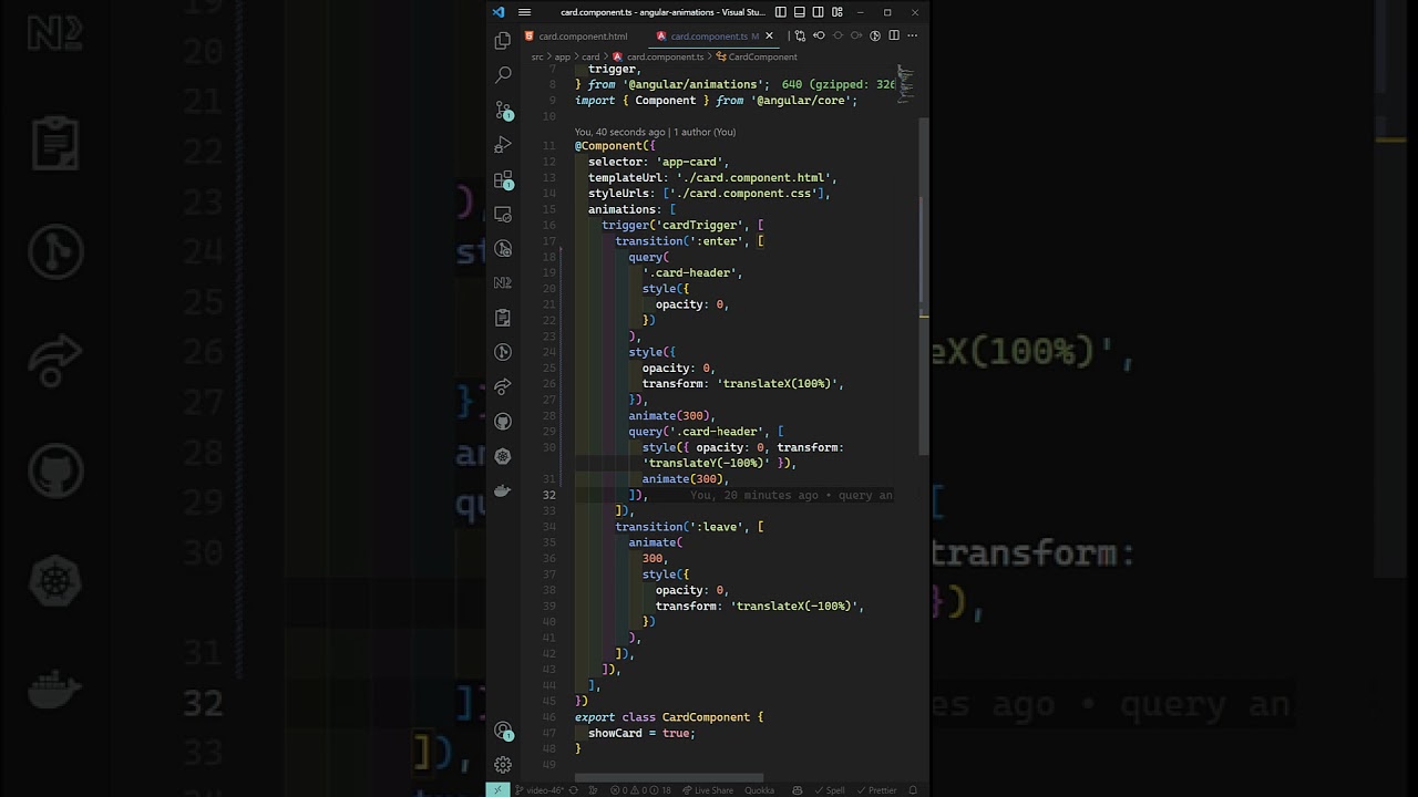 Query Animation method to animate child elements in angular - Angular16 #leelawebdev #angular