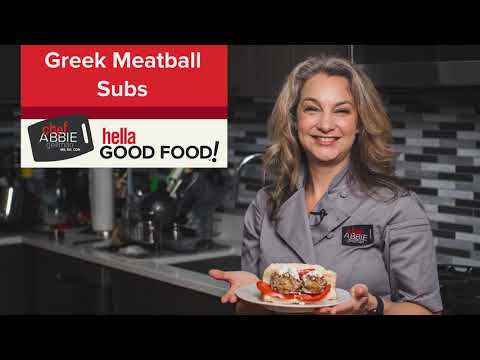 The BEST Homemade Greek Meatball Subs - NEW