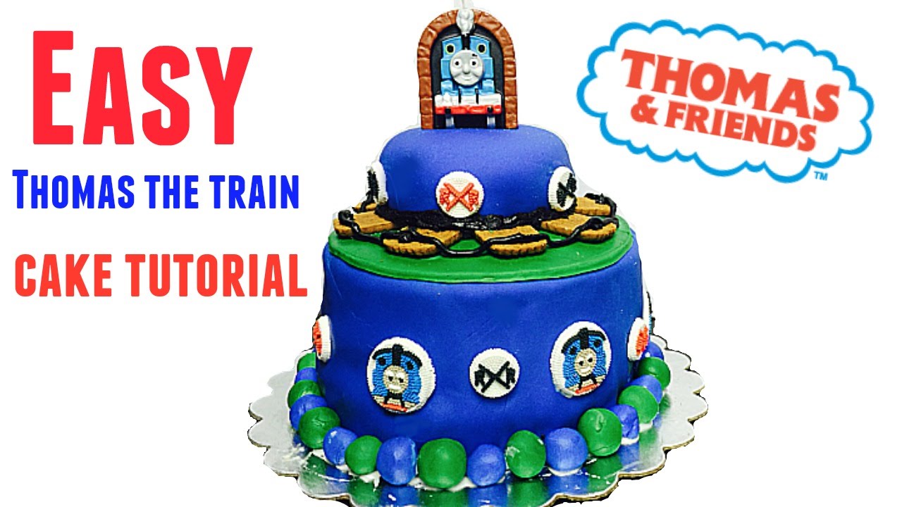 Easy  Thomas the train cake tutorial