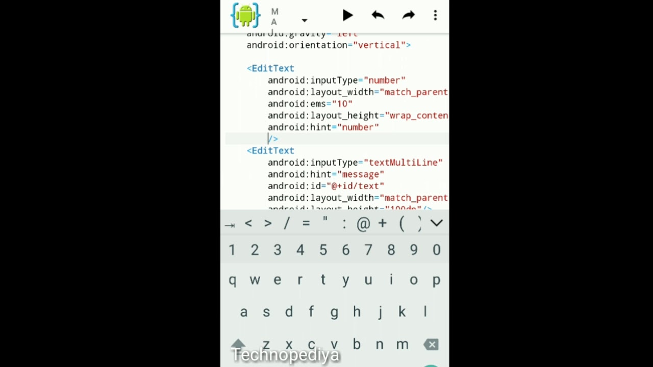 Android SMS app tutorial /AIDE tutorial