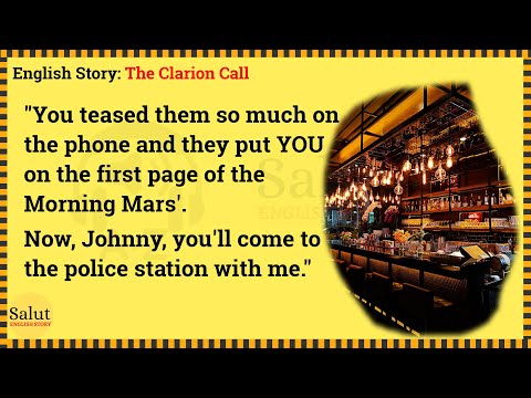 Learn English through story 🌸 Level 1 - The Clarion Call | Salut English