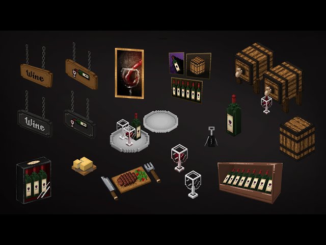 Wine Decoration Volume 1 Minecraft Texture Pack