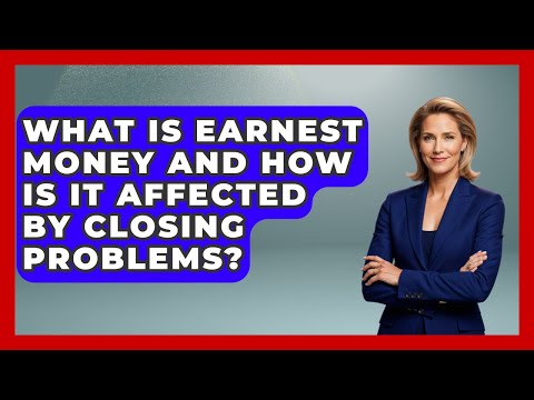 What Is Earnest Money And How Is It Affected By Closing Problems? - Consumer Laws For You