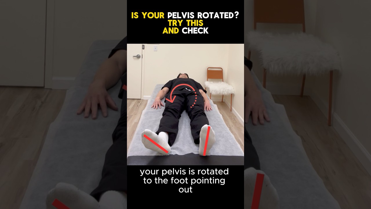 How to check pelvis or hip rotation for your posture!