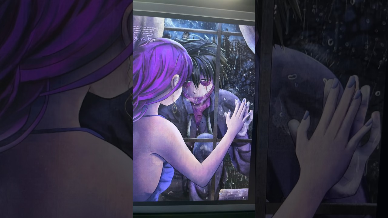 I love this Dabi x OC painting 🥺