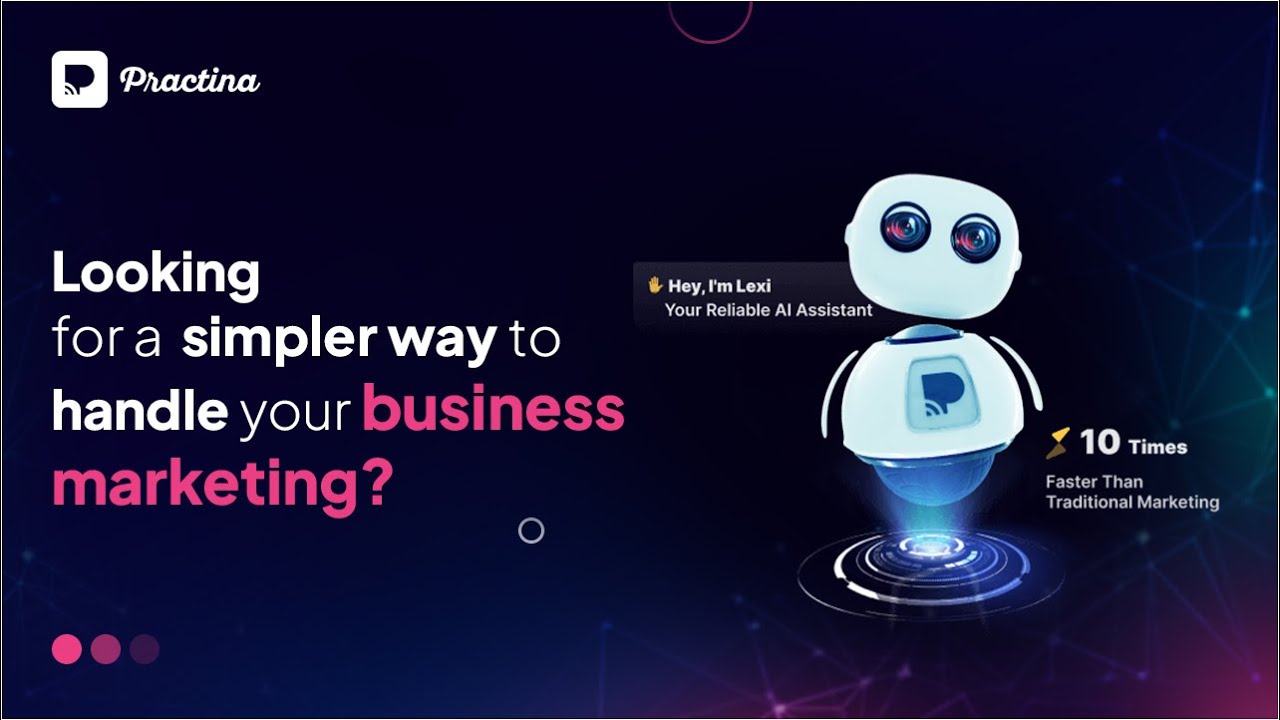 Practina - your all-in-one solution to all things marketing!