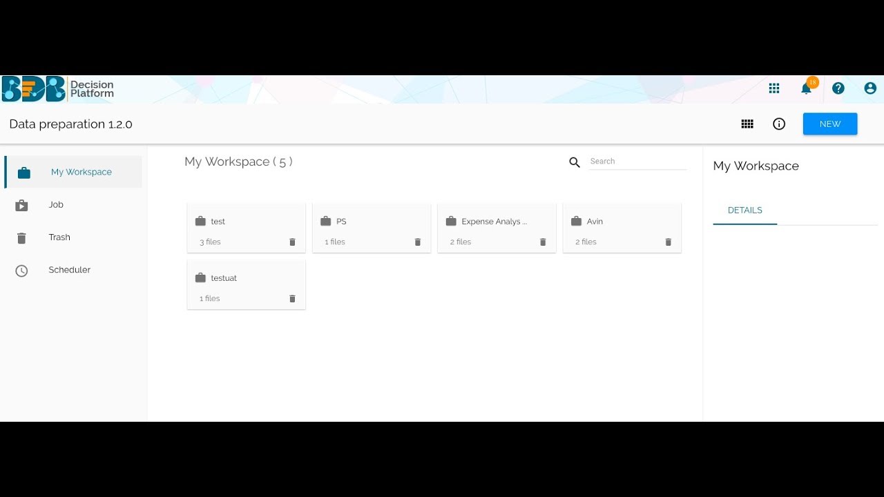 BDB Data Preparation Module - Demo
