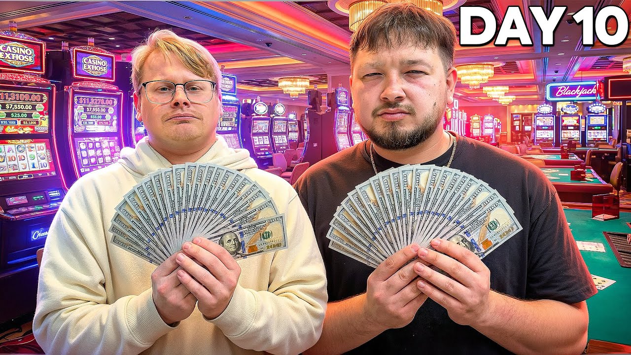 Gambling $100,000 On High Stakes Blackjack! (Day 10)