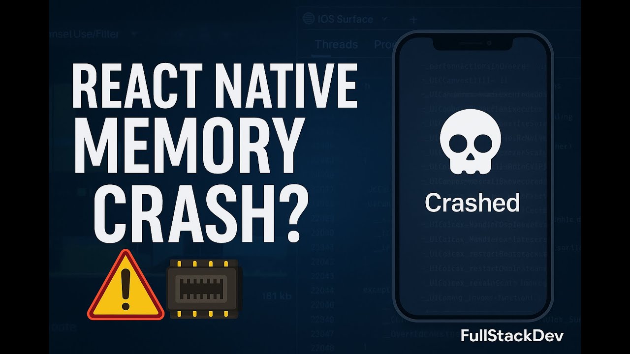 Is Your React Native App Crashing? Mastering Memory Management & Debugging (FullStackDev)