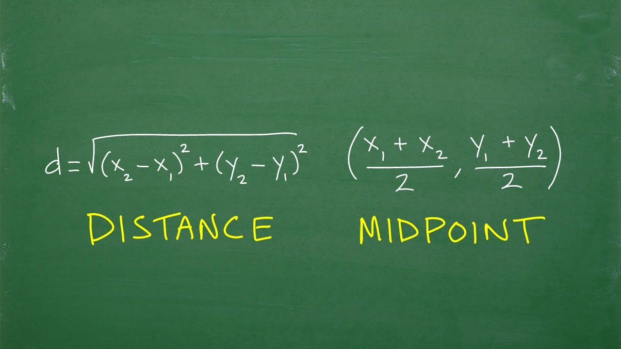 Distance Formula vs Mid-Point Formula
