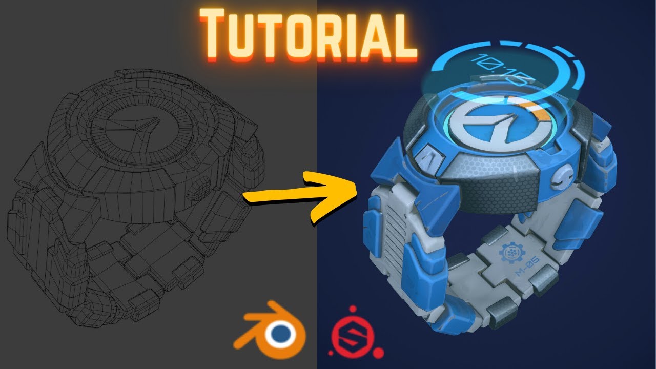 Creating Overwatch-style 3D Models with Blender & Substance