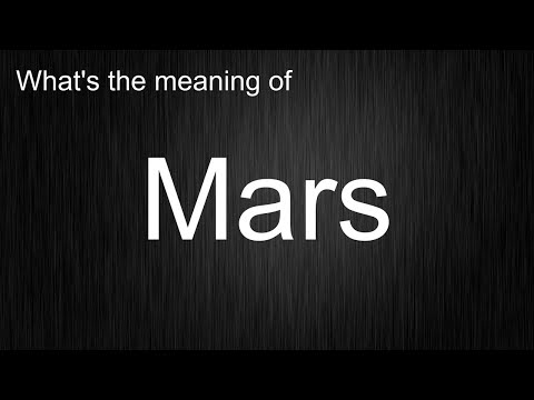 Enhance Your Vocabulary! Learn How to Use "Mars" in English