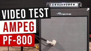 Ampeg Portaflex PF-800 Bass Amp Head - What To Know & Where To Buy ...