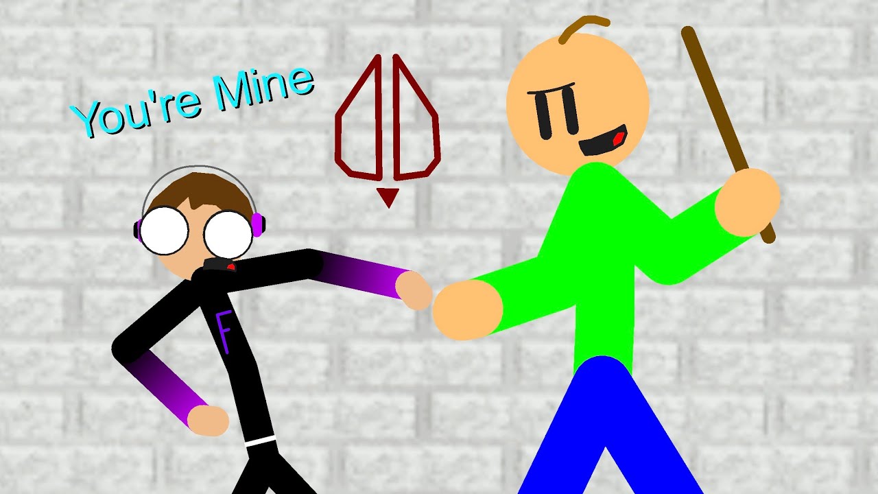 You’re Mine! Baldi’s Basic Song(Stick Nodes Animation)