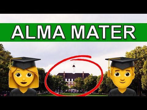 🏫 Learn English Words - ALMA MATER - Meaning, Vocabulary Lesson with Pictures and Examples
