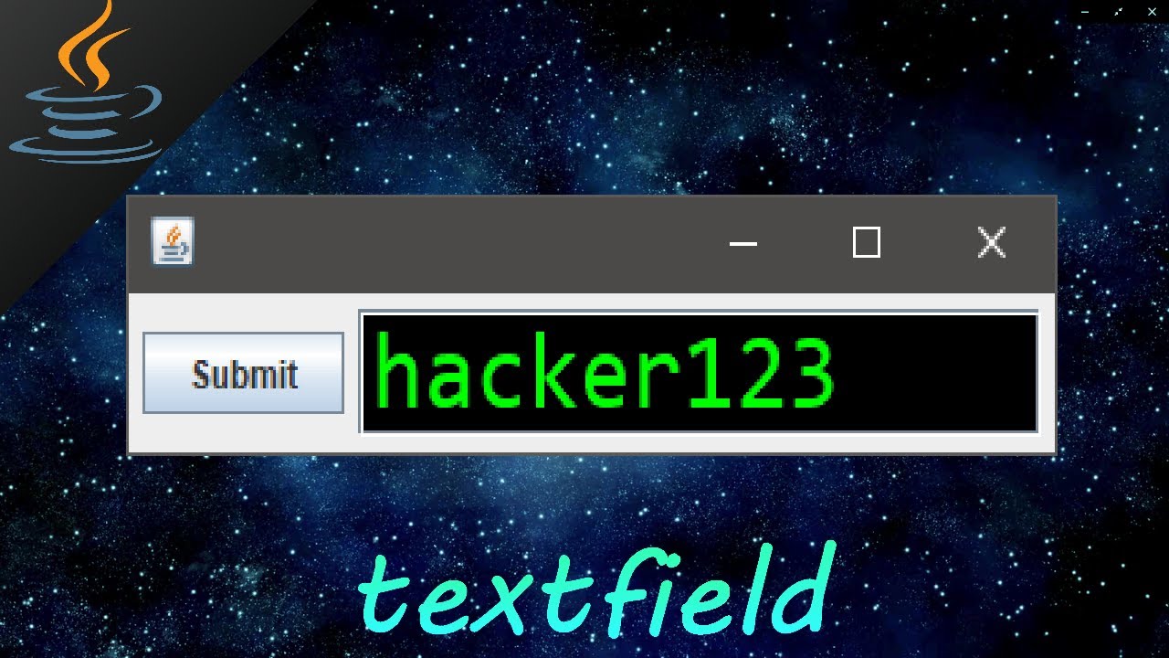 Java textfield 📛