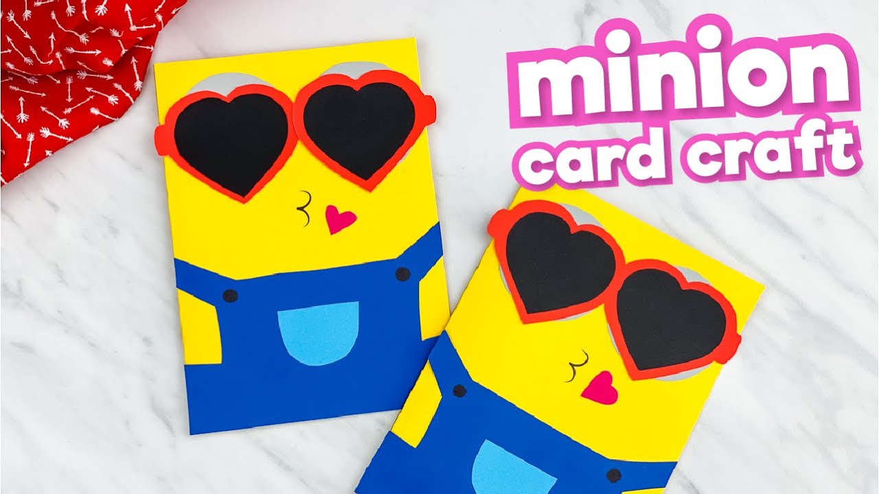 Minion Card Craft For Valentine's Day