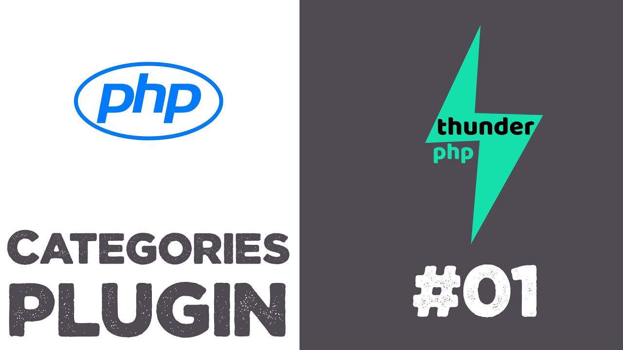 Categories plugin for thunderPHP Framework #01 | Plugin creation | Quick programming tutorial