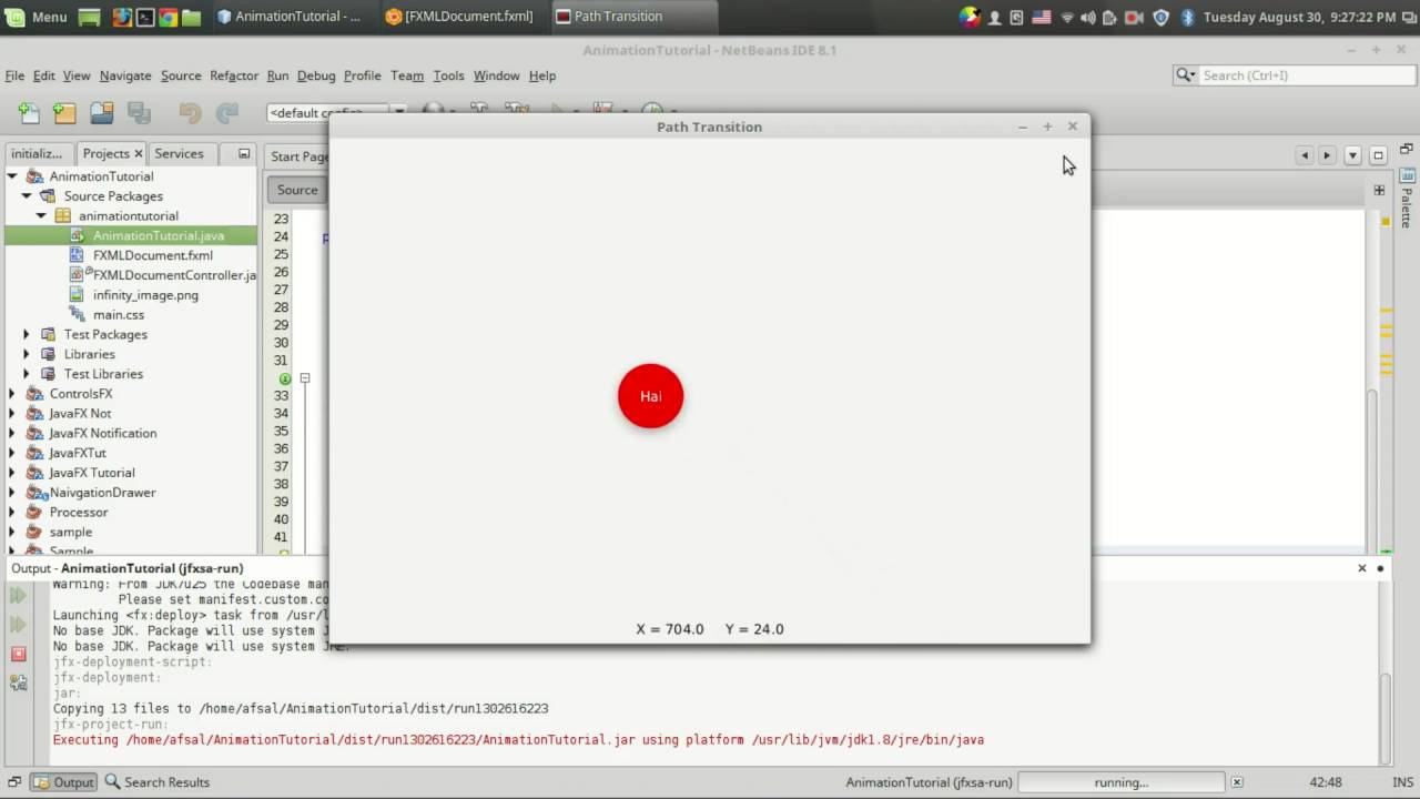JavaFX Animation Tutorial #7: PathTransition with Complex Paths