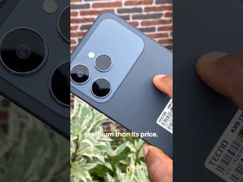 Tecno Spark 40 Design: Flat Edges, Clean Finish… 😁