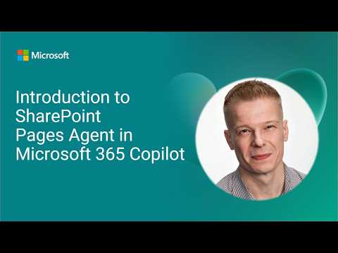 SharePoint Pages Agent: Copilot Guide