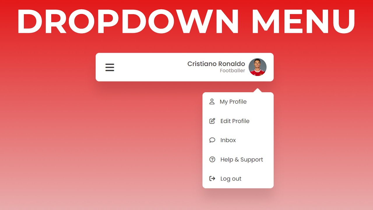 How To Make Custom Dropdown Menu Using HTML CSS & JavaScript | Toggle Menu For Website