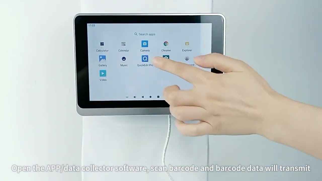 XT802D 8'' Android Price Checker with Barcode Scanner