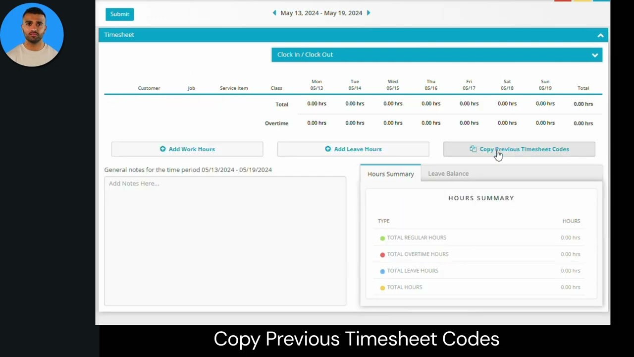 DCAA Employee Timesheet User Guide