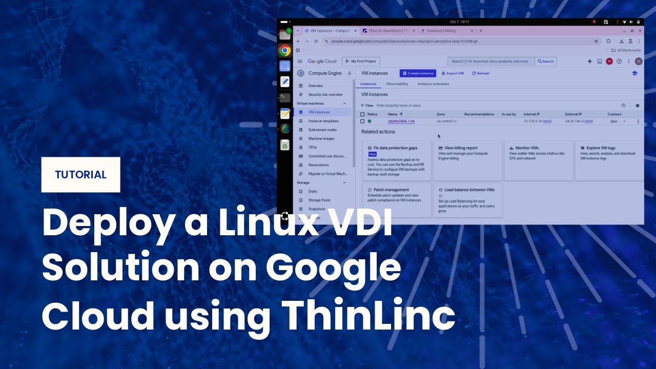 How to Deploy a Linux VDI Solution on Google Cloud Using Cendio ThinLinc💻☁️