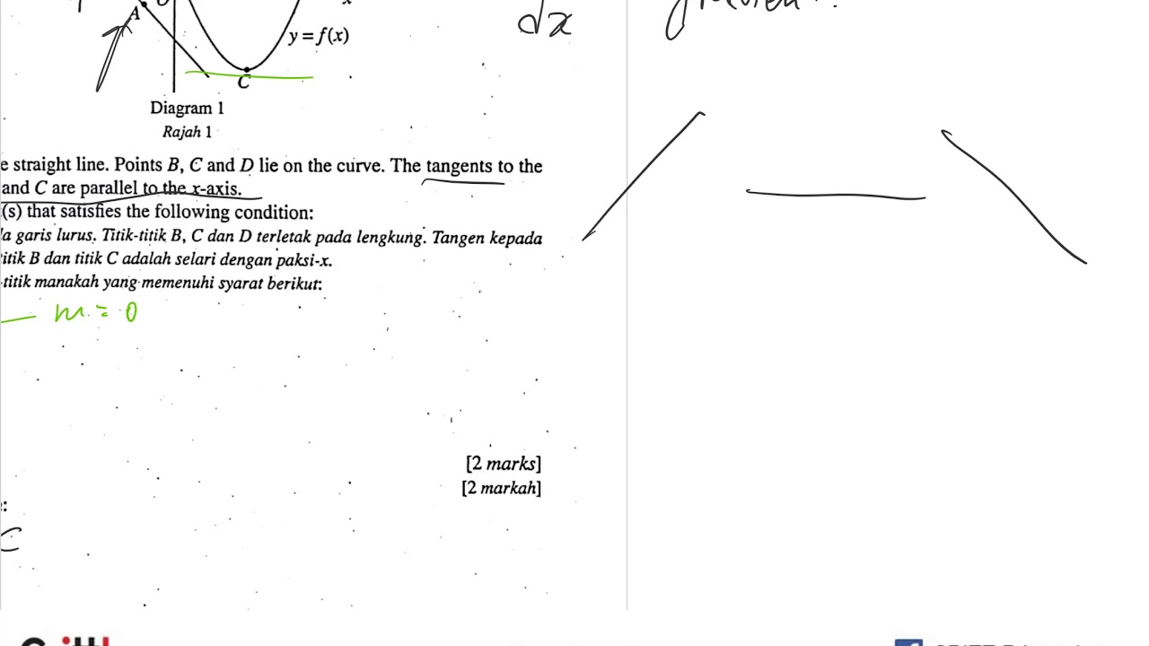 SPM Additional Mathematics 2017 Paper1 Q1 F4 Chapter Differentiation