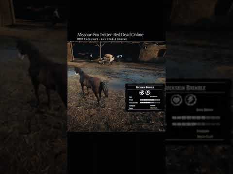 Steam Community :: Video :: RDR2 • All Missouri Fox Trotter Horse ...