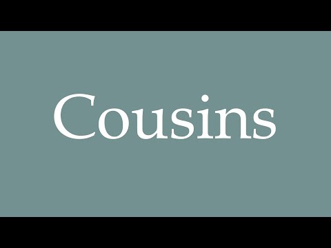 How to Pronounce ''Cousins'' Correctly in French