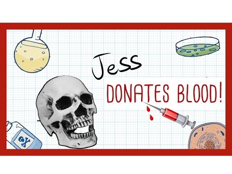 Jess Donates Blood (A bloody good time!)