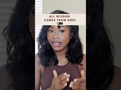 God gifts us the wisdom to know what we know! #holywords #faith #biblicaltruth