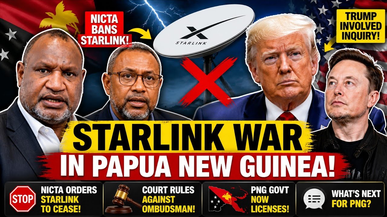 PNG Starlink Controversy: NICTA Ban, Court Ruling & Government U-Turn Explained