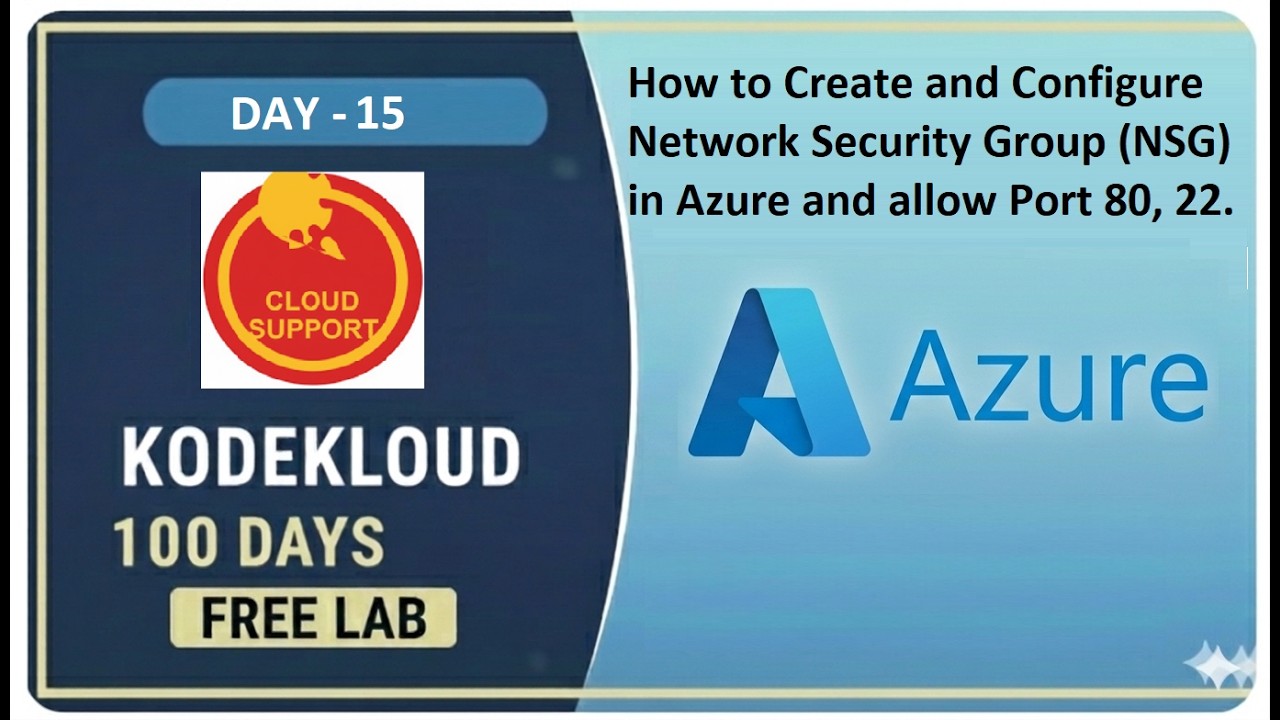 Day 15: Create and Configure Network Security Group (NSG) in Azure | Step-by-Step Guide