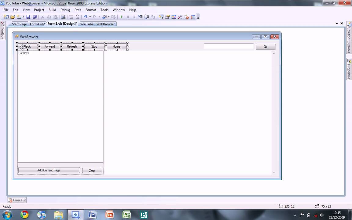 How To Use A Split Container In Visual Basic 2008