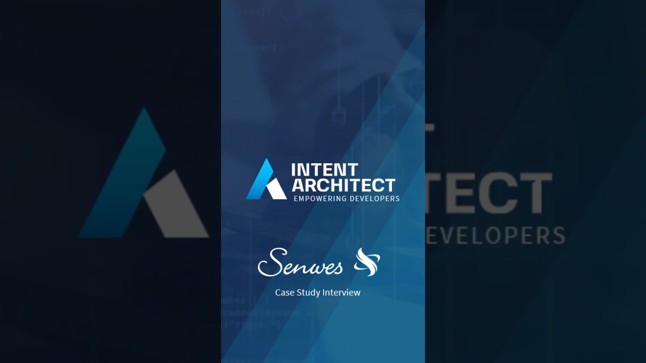 Intent Architect | Senwes: Reduce 200 hours of backend development to just 24 hours!